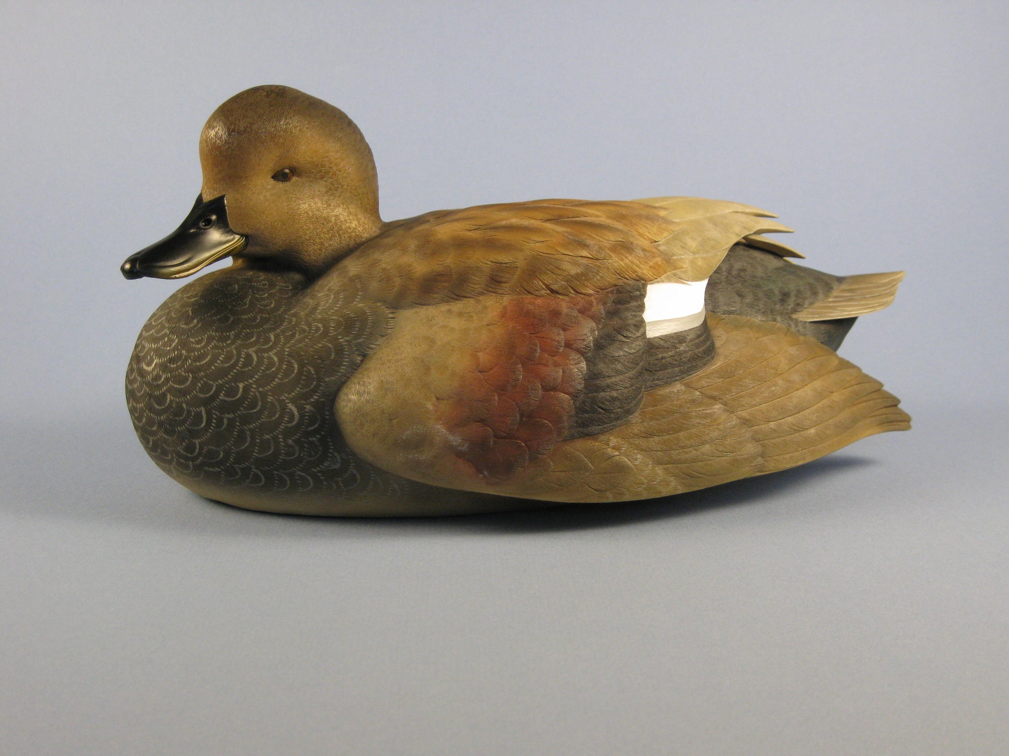 Jett Brunet 1st Gadwall Drake – Greatcarvers
