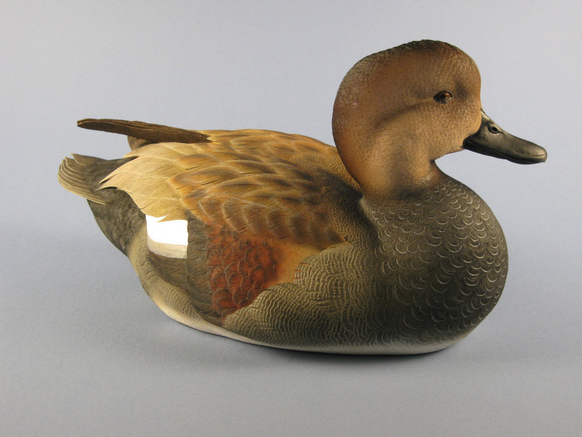 Jett Brunet 2nd Gadwall Drake – Greatcarvers